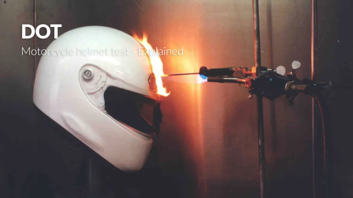 DOT helmet test explained - Copenhagen Motorcycles